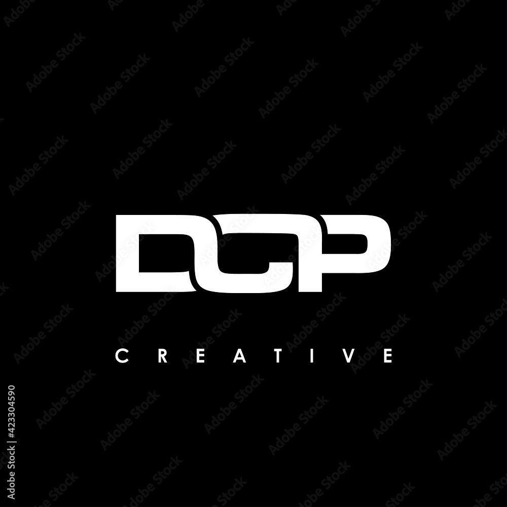 DCP Letter Initial Logo Design Template Vector Illustration Stock ...