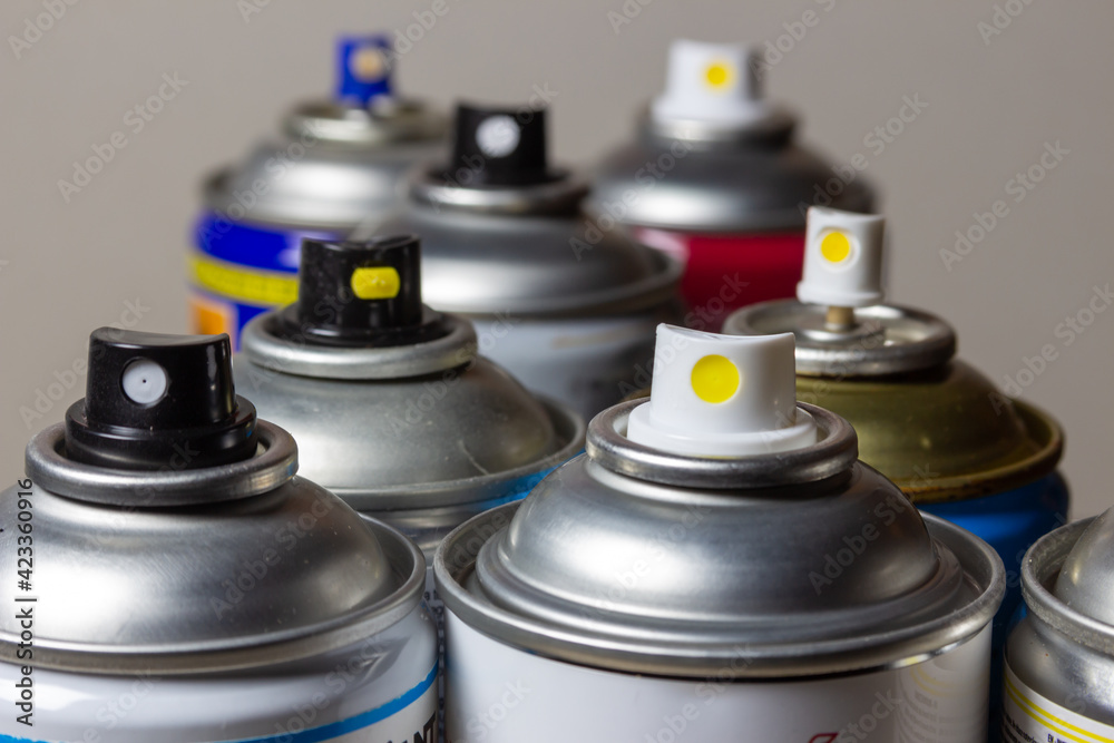 spray cans for paint or lamination to protect photographs or paintings ...