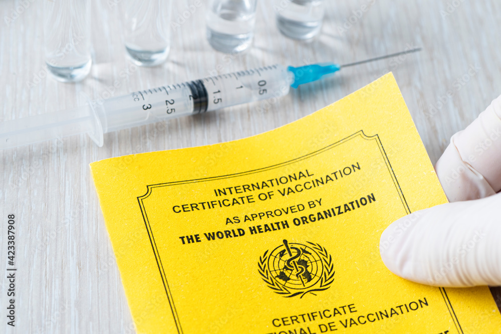 international certificate of vaccination a document for recording the ...