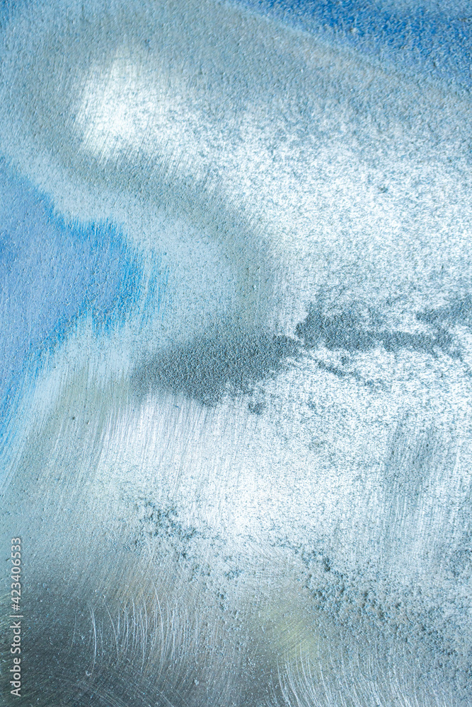 The car is ready for painting. Primer filler of the car body. Close-up ...