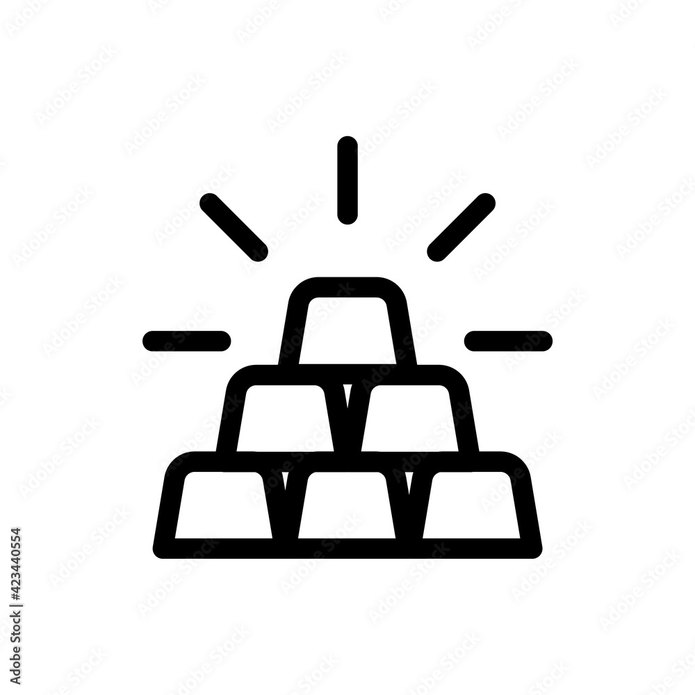 Business Trading Finance Trade Outlined Line Vector Icon Illustration ...