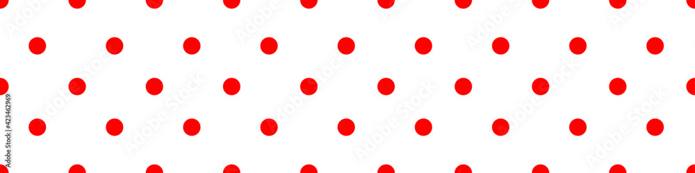 seamless red dot pattern for background. Vector EPS10 Stock ...