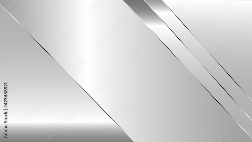 Modern luxury silver background Stock Vector | Adobe Stock