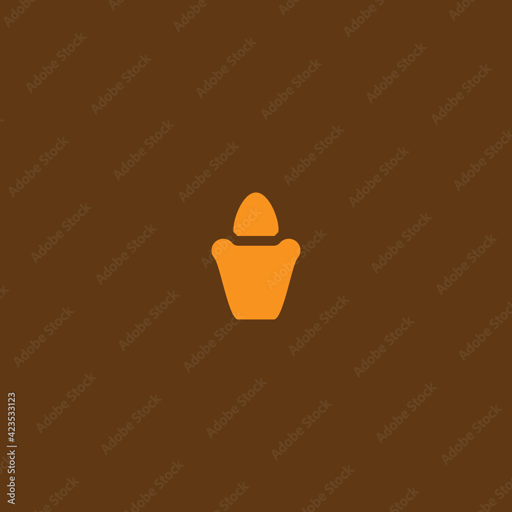 Little penis flat icon. Simple style man sexual problem symbol. Man ...