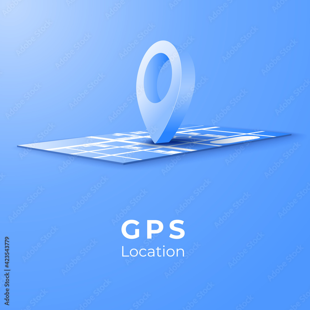 Navigator pin location checking global world map background. Locator ...