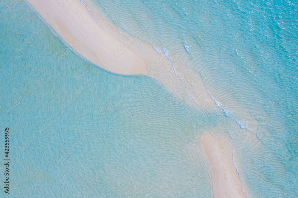 Top view aerial photo from drone of stunning beautiful sea landscape ...