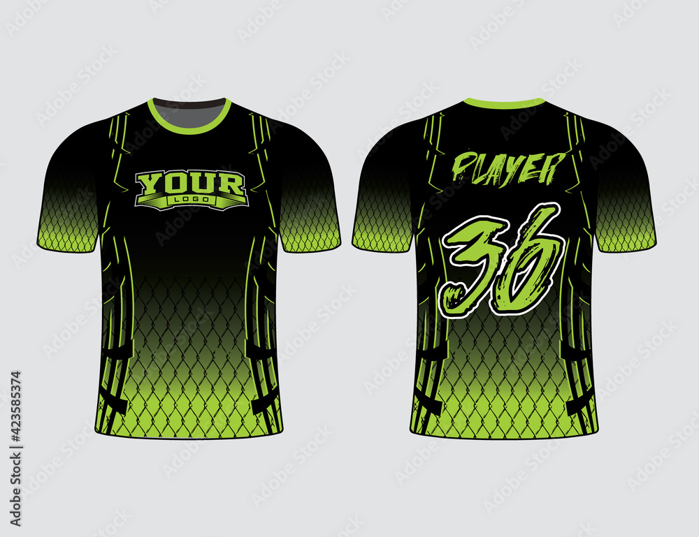 Sports gear template and mockup perfect for all sports team uniforms ...
