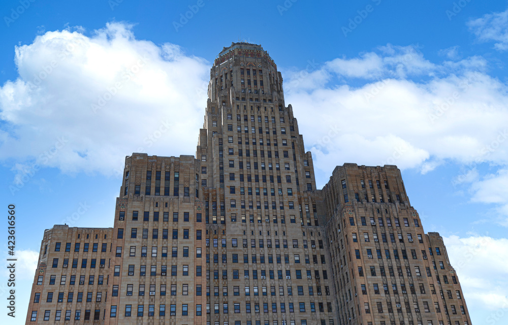 Buffalo City Hall, The 378-foot-tall building is the seat for municipal ...