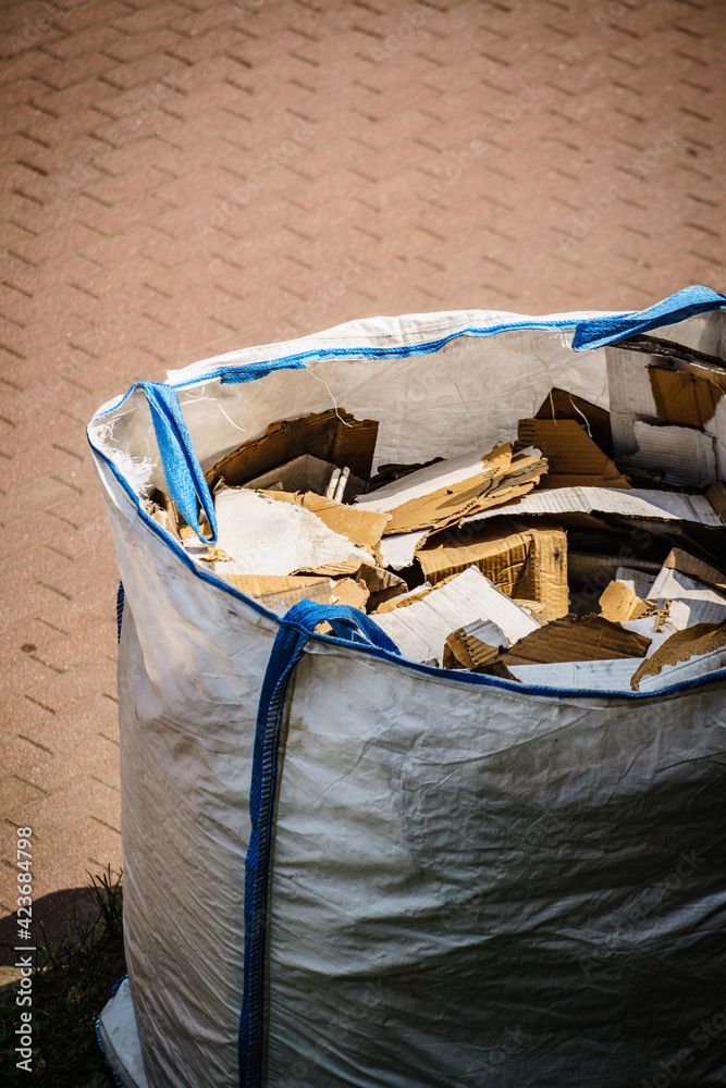Full construction waste debris rubble bag Stock Photo | Adobe Stock Full construction waste debris rubble bag Stock Photo | Adobe Stock
