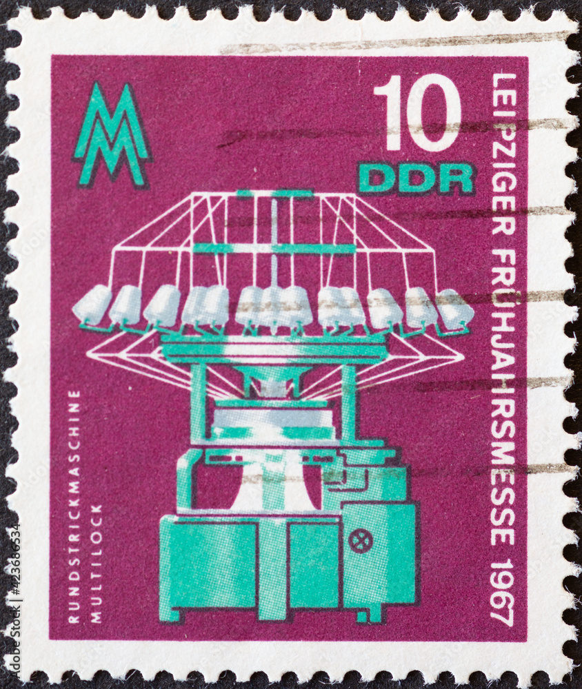 GERMANY, DDR - CIRCA 1967 : a postage stamp from Germany, GDR showing a ...