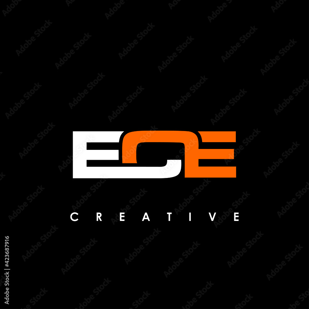 ECE Letter Initial Logo Design Template Vector Illustration Stock ...