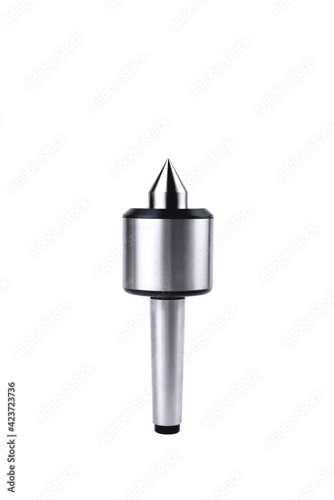 rotating lathe center for fixing workpieces in a lathe during ...