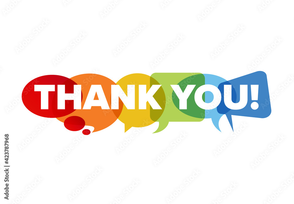 Thank You Concept Illustration Stock Template | Adobe Stock