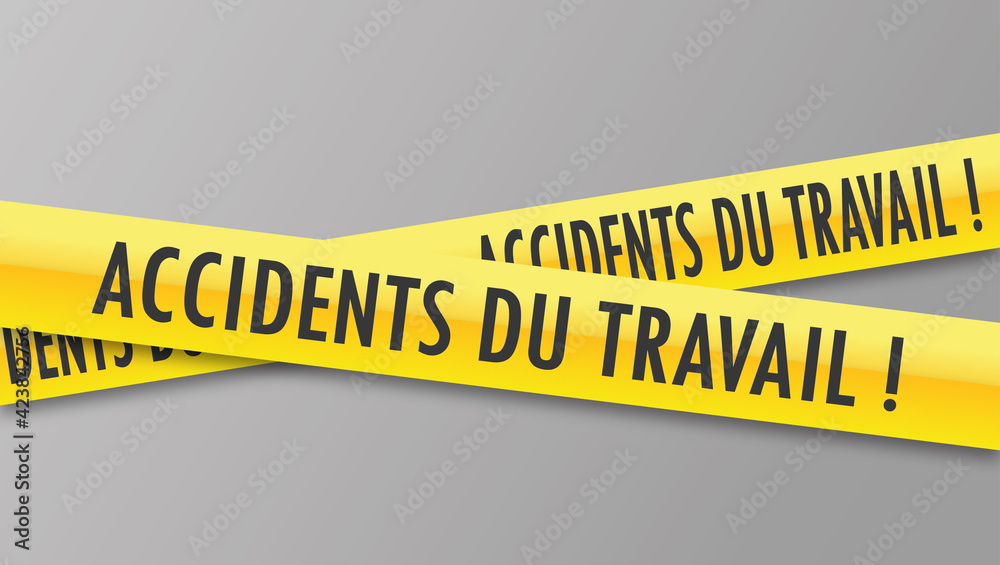 Logo accidents du travail. Stock Vector | Adobe Stock