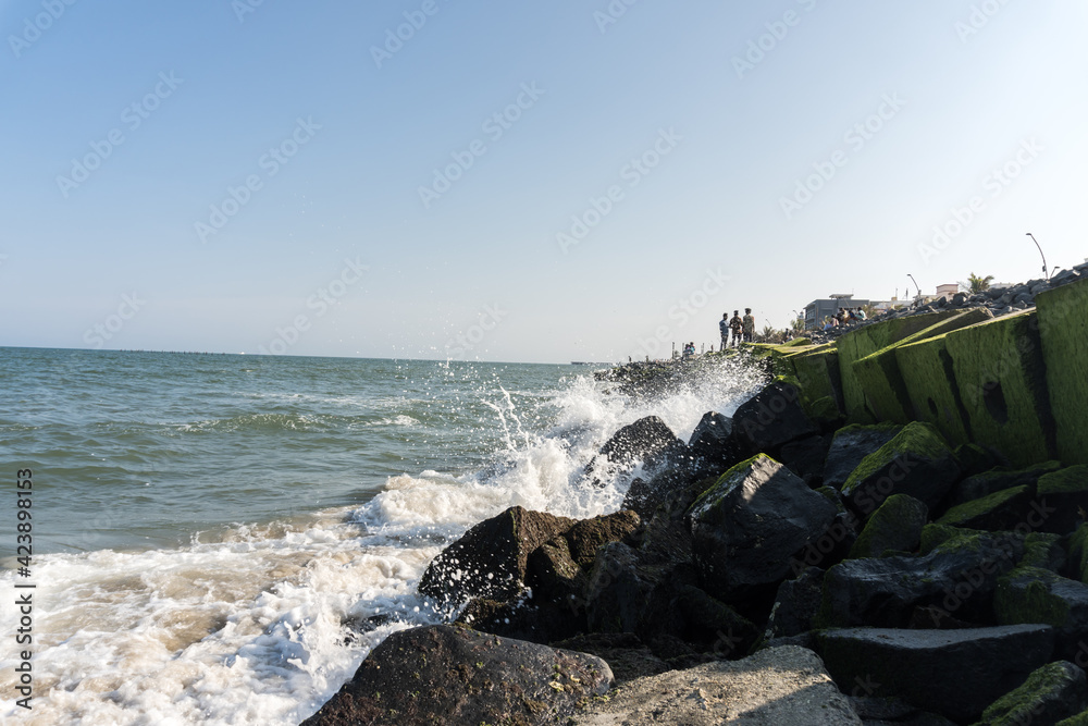 Rock beach also known as Promenade Beach is the popular stretch of ...