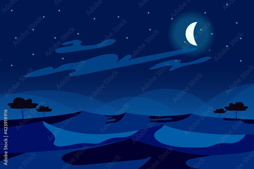 Desert Cartoon Night