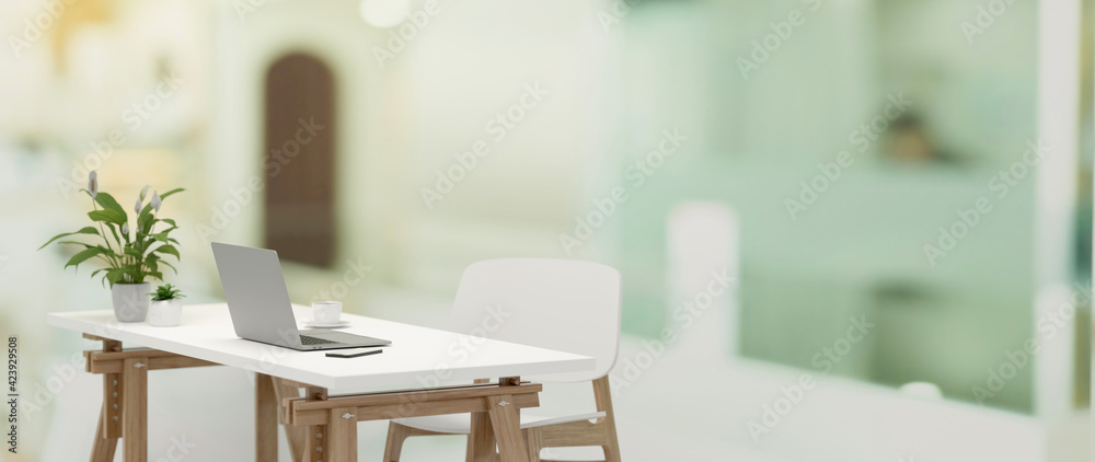 3d Office Background