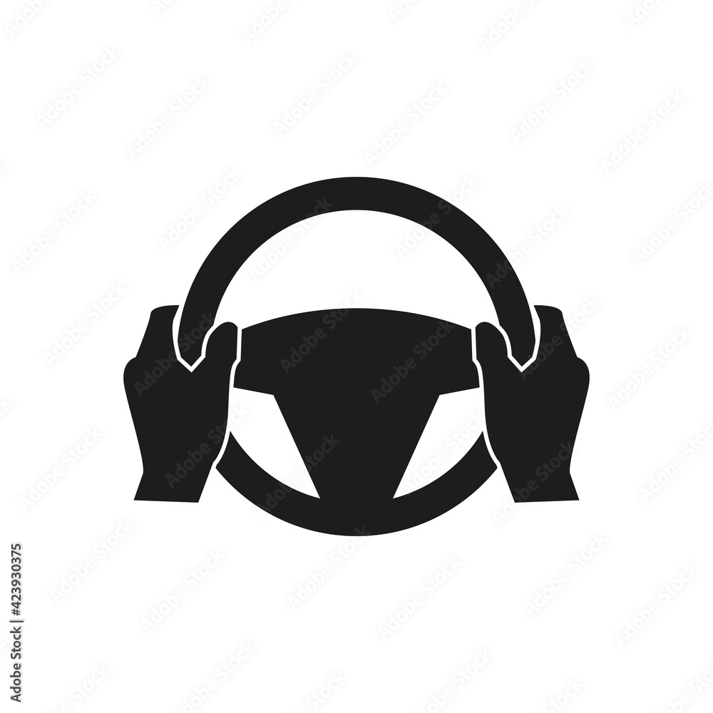 Hands Steering Wheel Vector