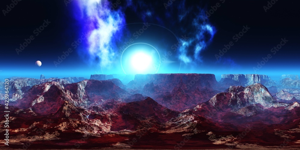 Mars, HDRI, environment map , Round panorama, spherical panorama ...