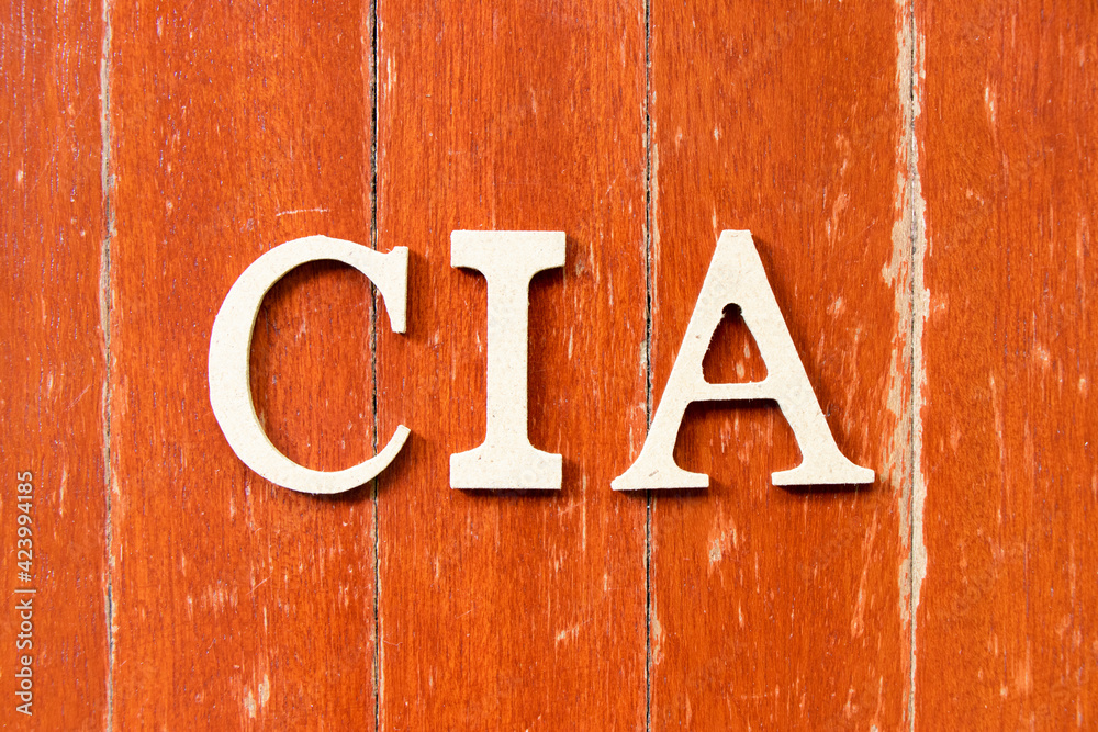 Alphabet letter in word CIA (abbreviation of certified internal auditor ...