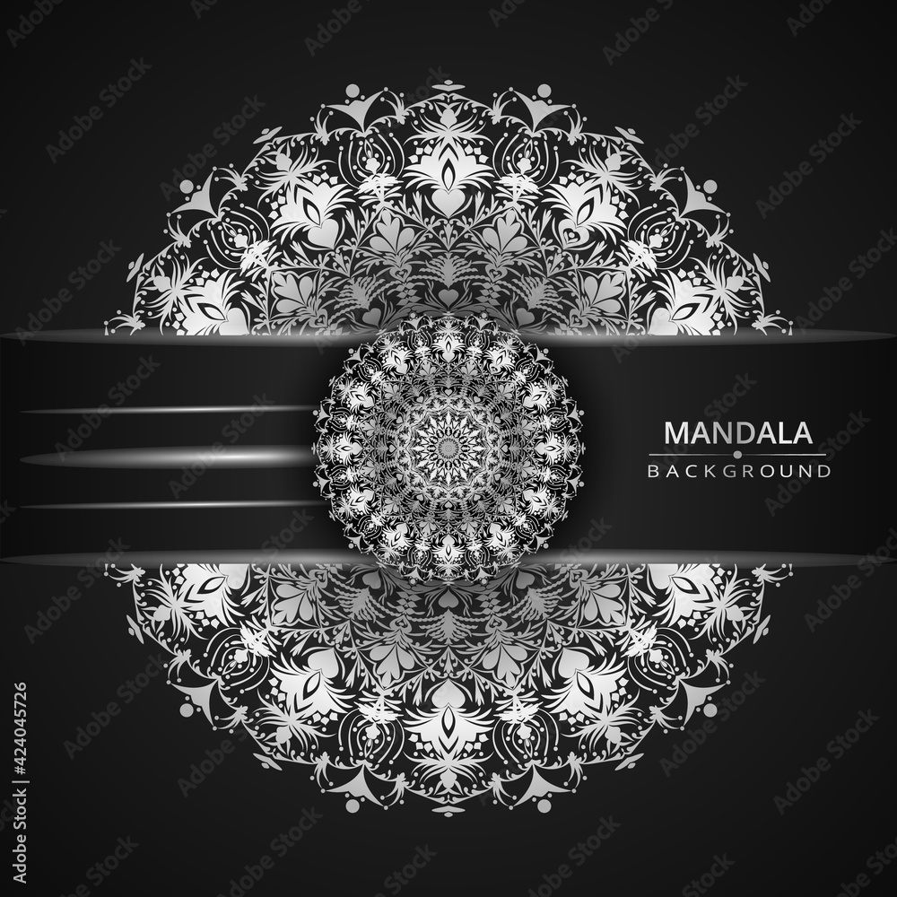Modern Mandala Background Design, Wedding Invitation , Arabic Islamic ...