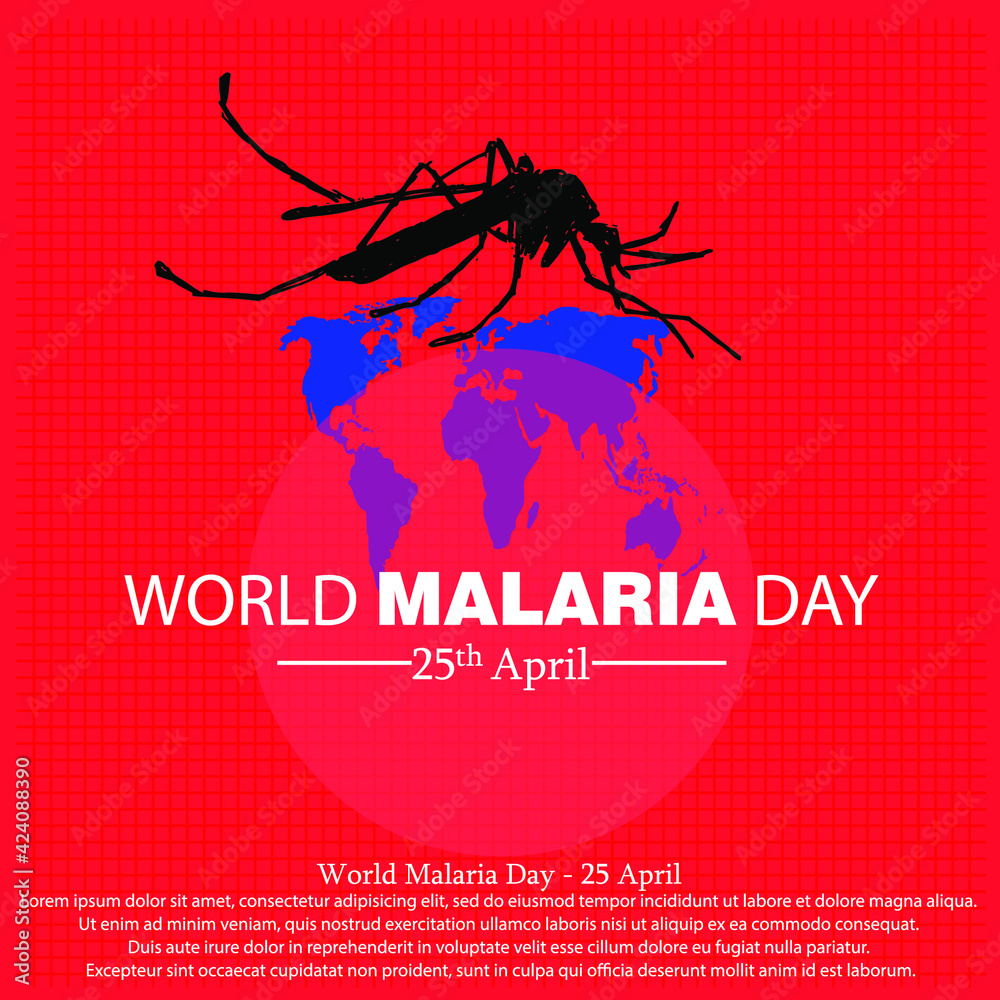 World Malaria Day, Poster and banner vector Stock Vector | Adobe Stock
