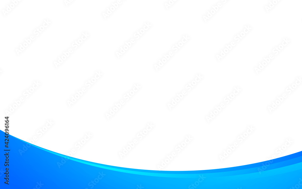 Abstract blue curve shape design for template Stock Vector | Adobe Stock