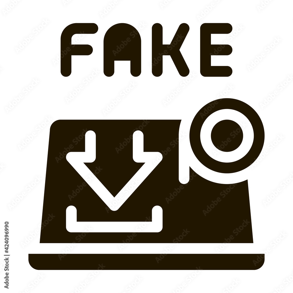 deepfake human profile glyph icon vector. deepfake human profile sign ...