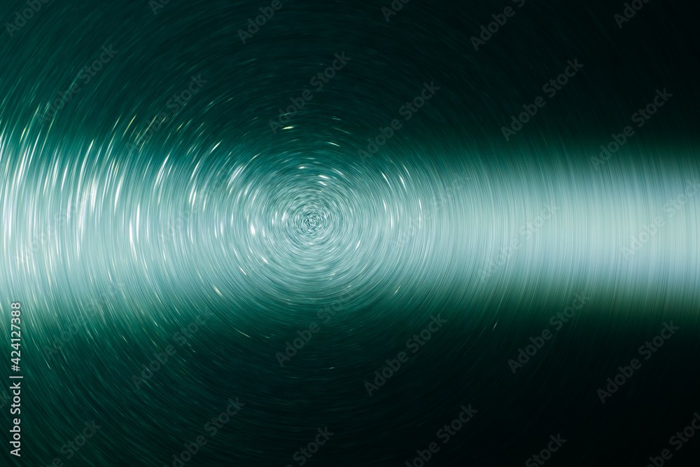 blue light particles in a circular rotation Stock Photo | Adobe Stock