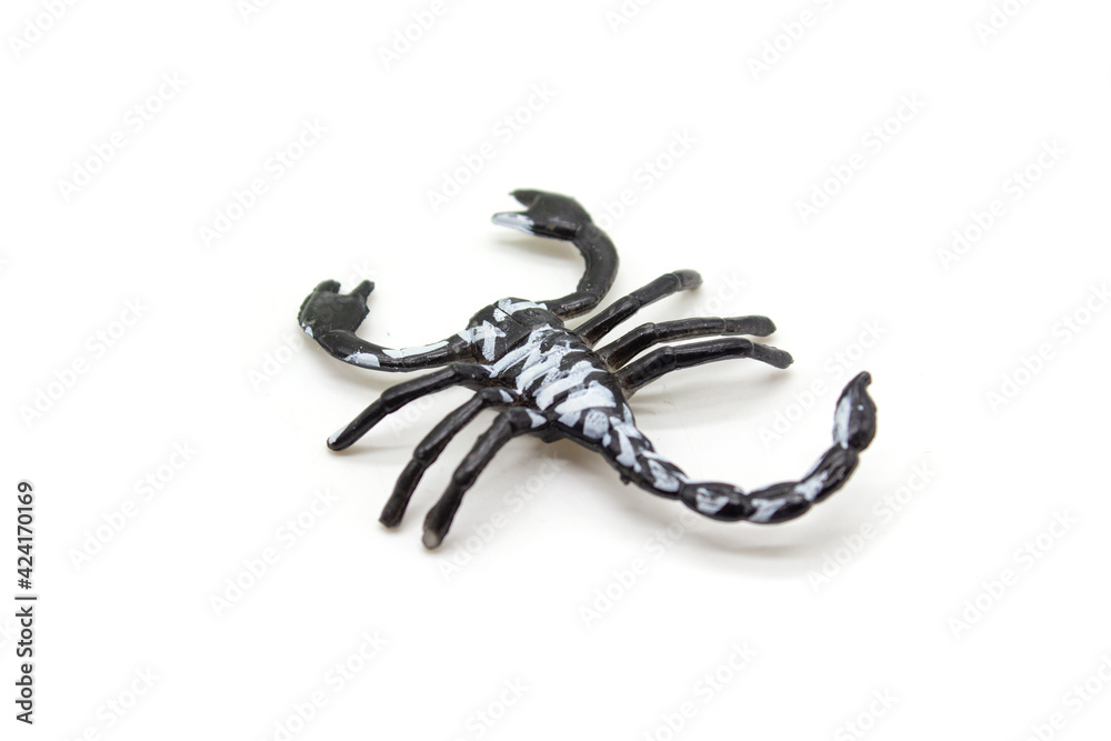isolated photos of a set of plastic toy insects scorpion Stock Photo ...