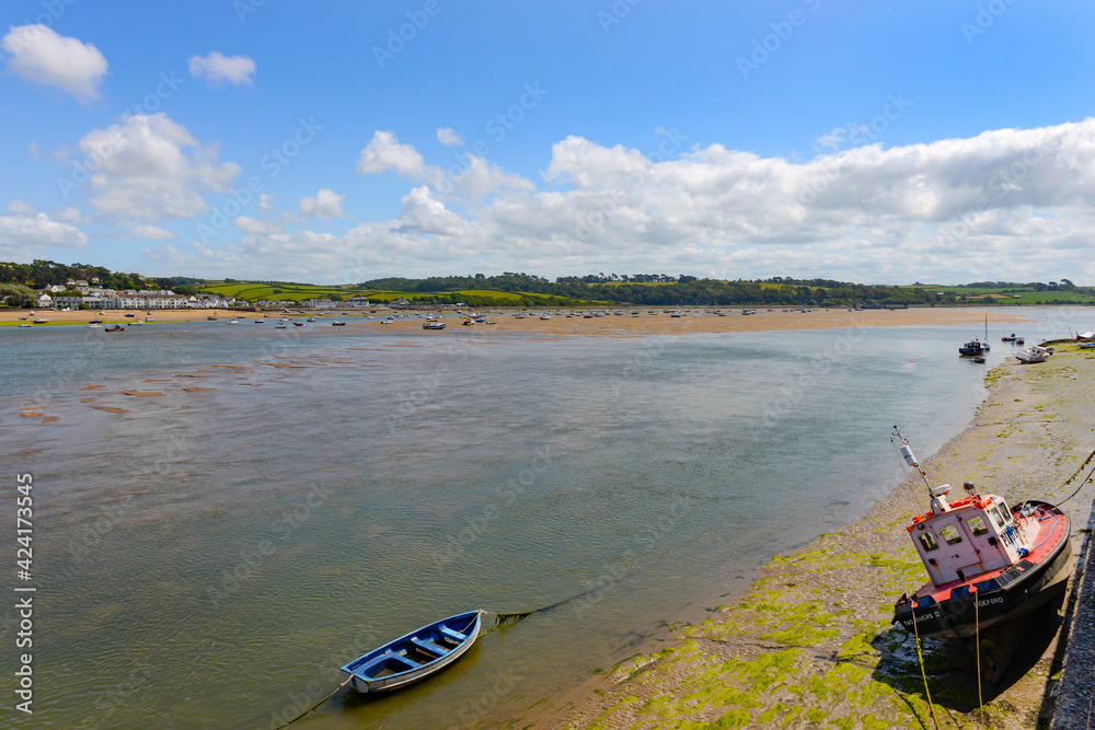 Appledore village looking towards Instow Village, at the mouth of the ...