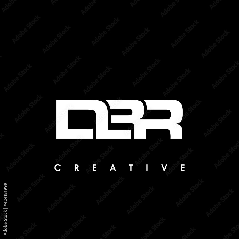DBR Letter Initial Logo Design Template Vector Illustration Stock ...