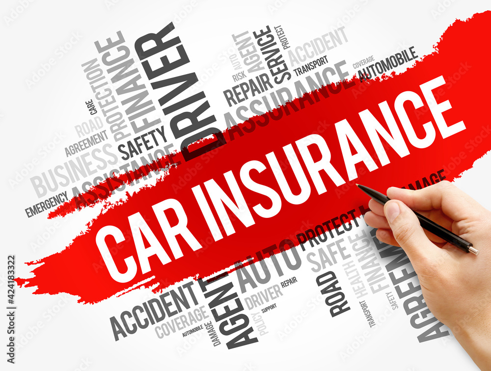 Car insurance word cloud collage, concept background Stock Photo ...