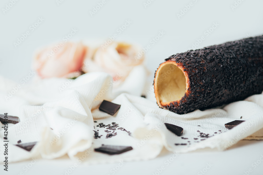 New Kurtos Kalacs, traditional Hungarian food, also known as chimney ...