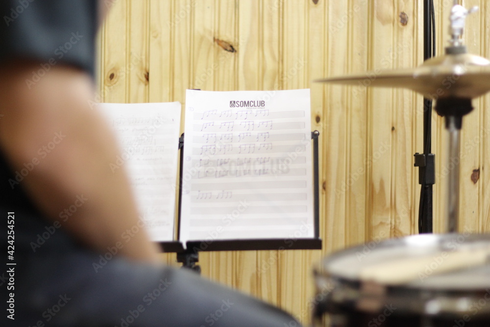folha de partitura musical Stock Photo | Adobe Stock