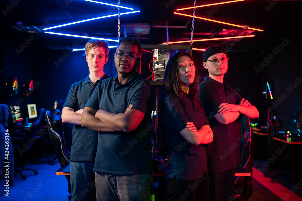 To represent the teams at the grand esports tournament, multinational ...