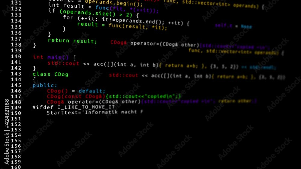 Digital Hacker Program Coding Cyber Screen Futuristic Hacking Codes Loop Background Programming