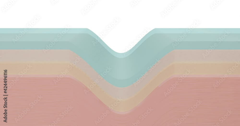 Video Stock 3d animation rendering orthographic projection of the ...