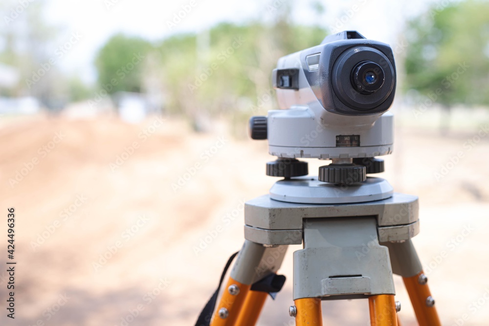 Theodolite for Survey of road level,determining horizontal and vertical ...