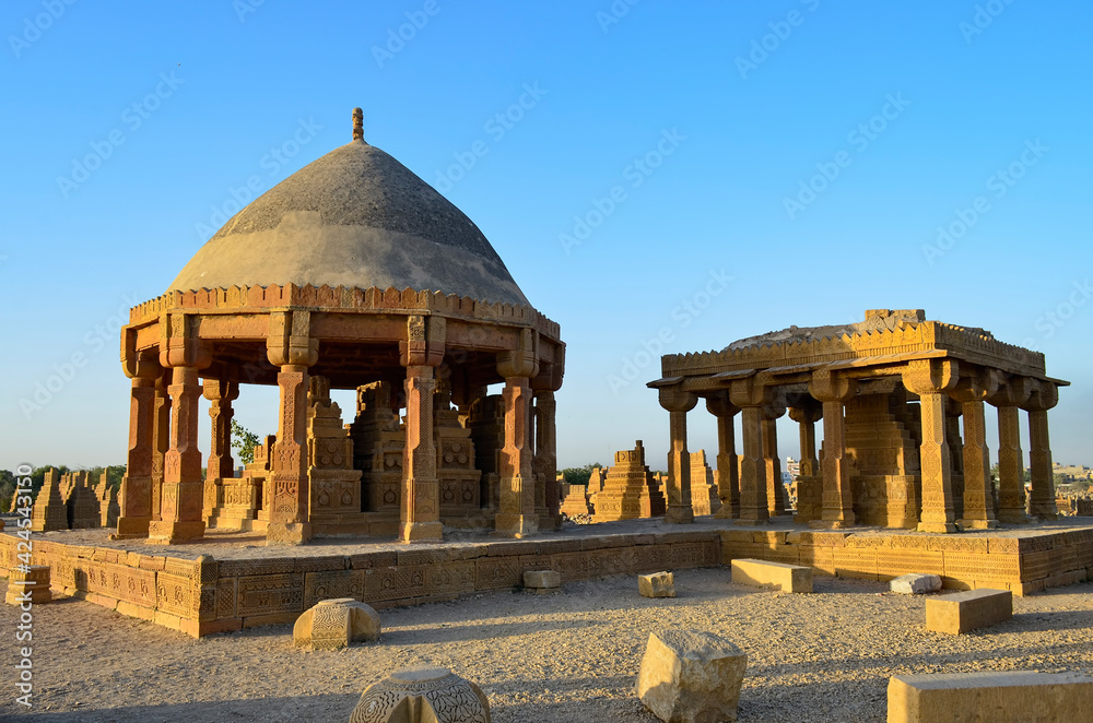 Chaukhandi Tombs. The Chaukhandi tombs form an early Islamic cemetery ...