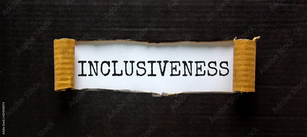 Belonging and inclusiveness symbol. The word 'inclusiveness' appearing ...