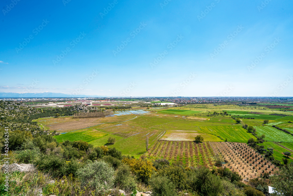 Karain Cave (Karain Mağarası) is a Paleolithic archaeological site ...