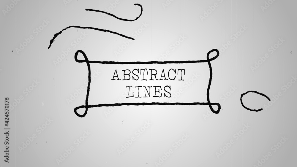 Abstract Lines with Clean Title Stock Template | Adobe Stock