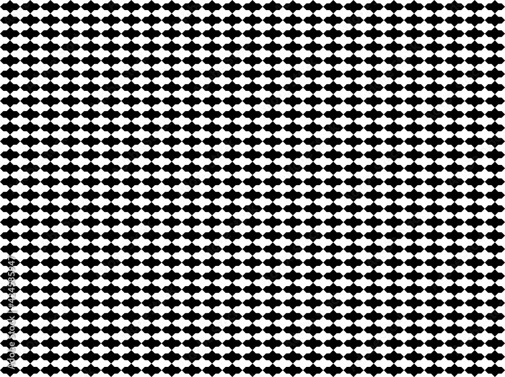 Patrón de rectángulos negros unidos por líneas negras ordenados en ...