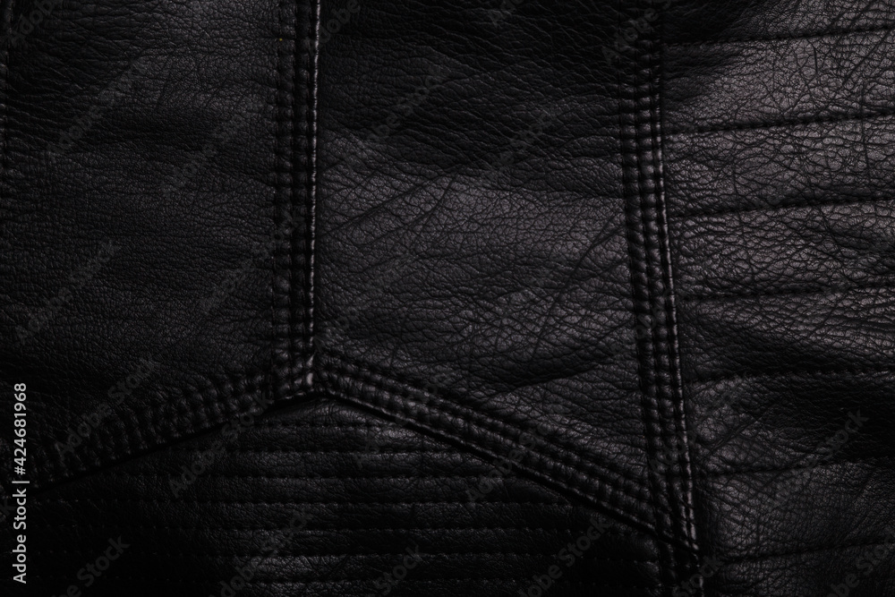Black Leather Jacket Textures