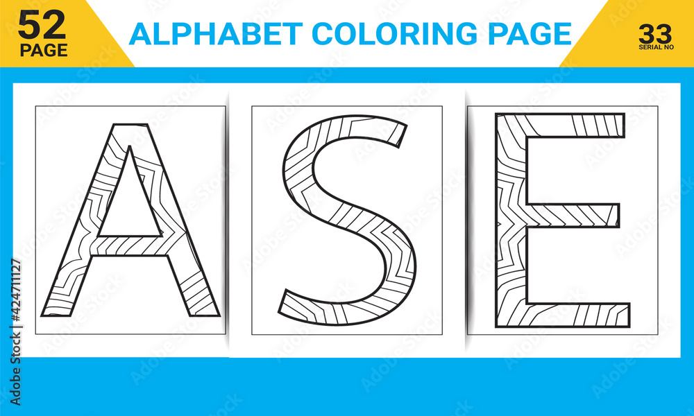 alphabet coloring page for kids pre schoolers . capital letter ...