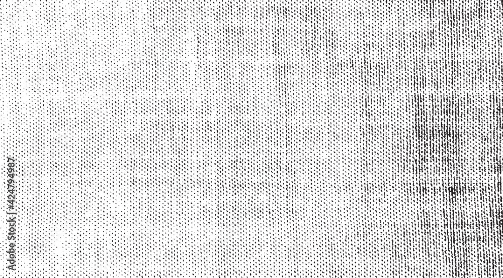 Vector fabric texture. Distressed texture of weaving fabric. Grunge ...