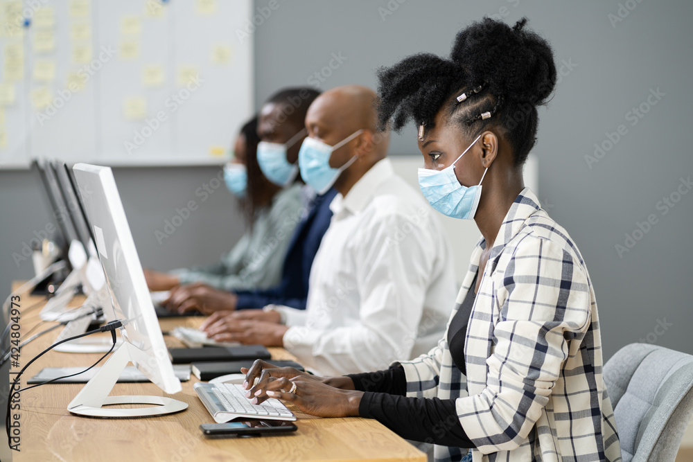 Computer Training Classroom Stock Photo | Adobe Stock