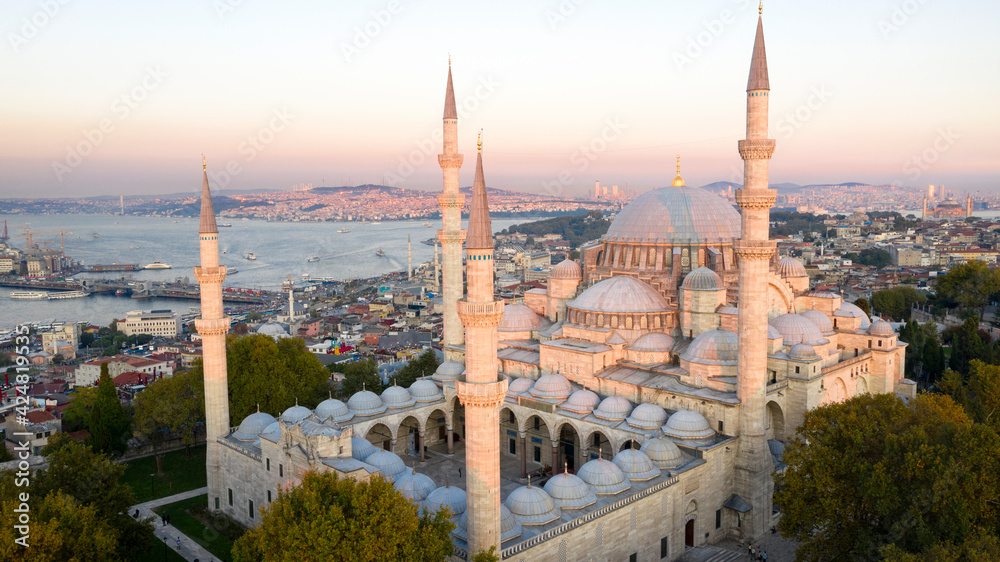 aerial view of the istanbul Stock Photo | Adobe Stock
