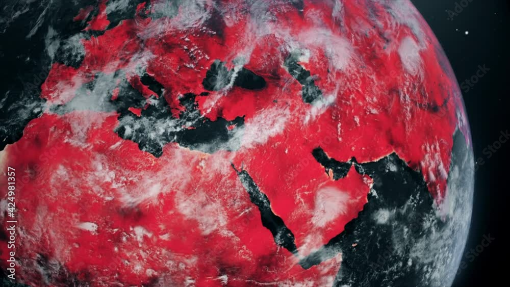 Coronavirus COVID 19 dark global map with health data and pandemic ...